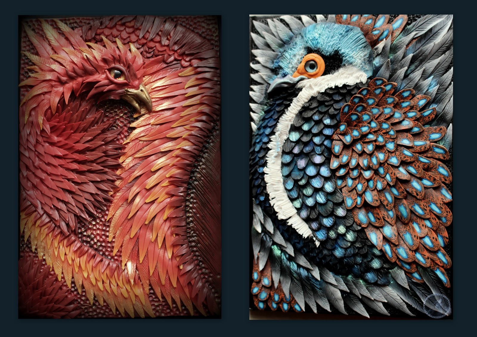 Artistic Variations: Bornean Peacock notebook cover/ Bażant pawi ...