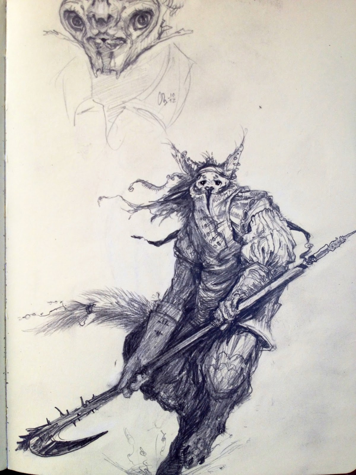 Charles Lister Art: Spikenail Mandible Creature Concepts! & other ...