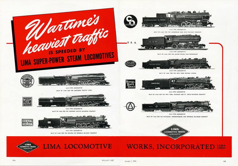 Vapor En Argentina y el Mundo: Lima Locomotive Works