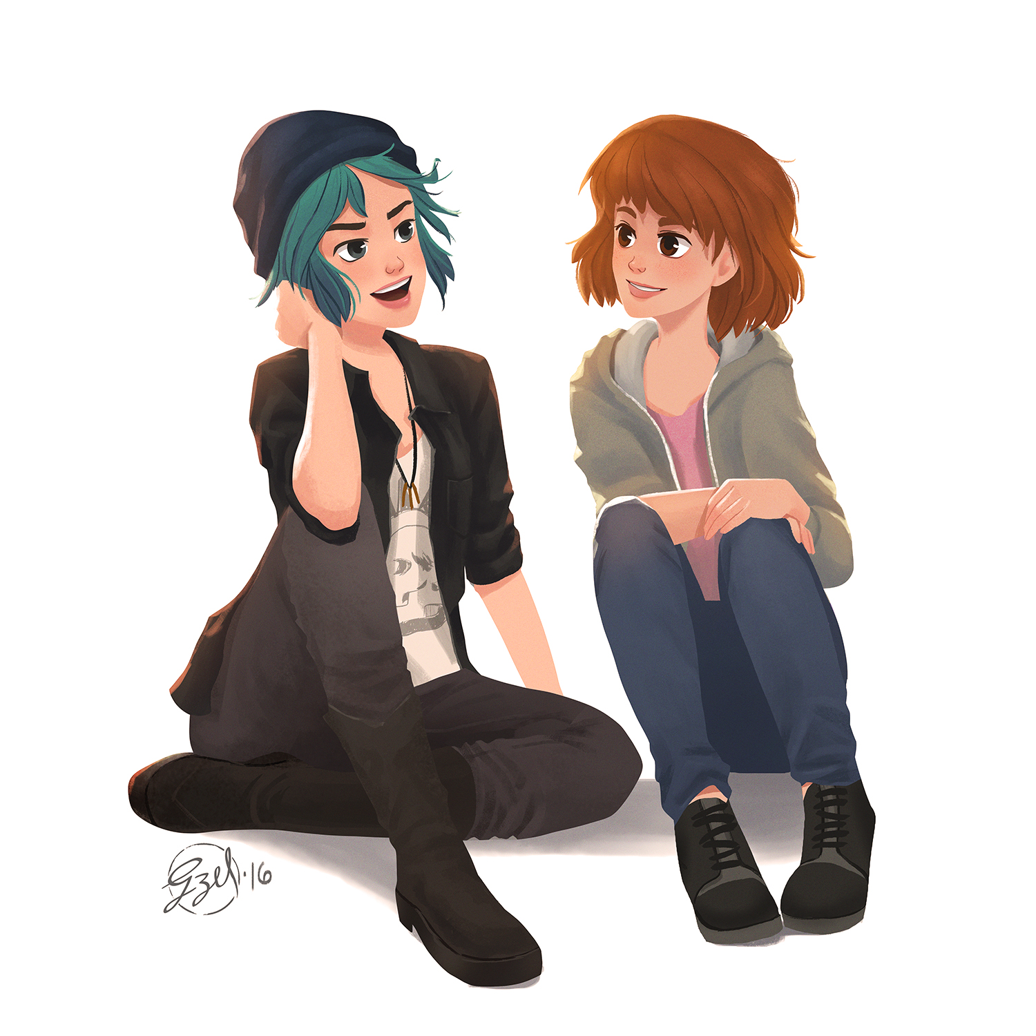 Art of Gzel: Max and Chloe from Life Is Strange