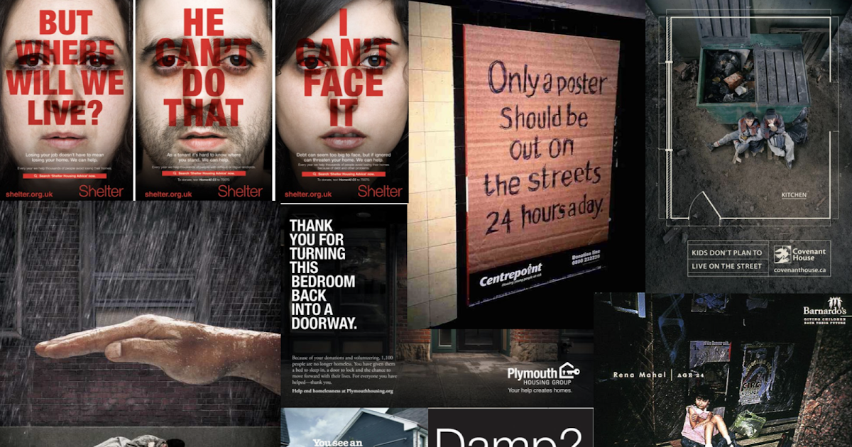 Homeless Charity Advert Mood Board