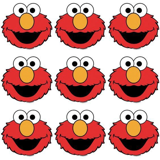 ♥ Dibujos a color ♥: Elmo a color