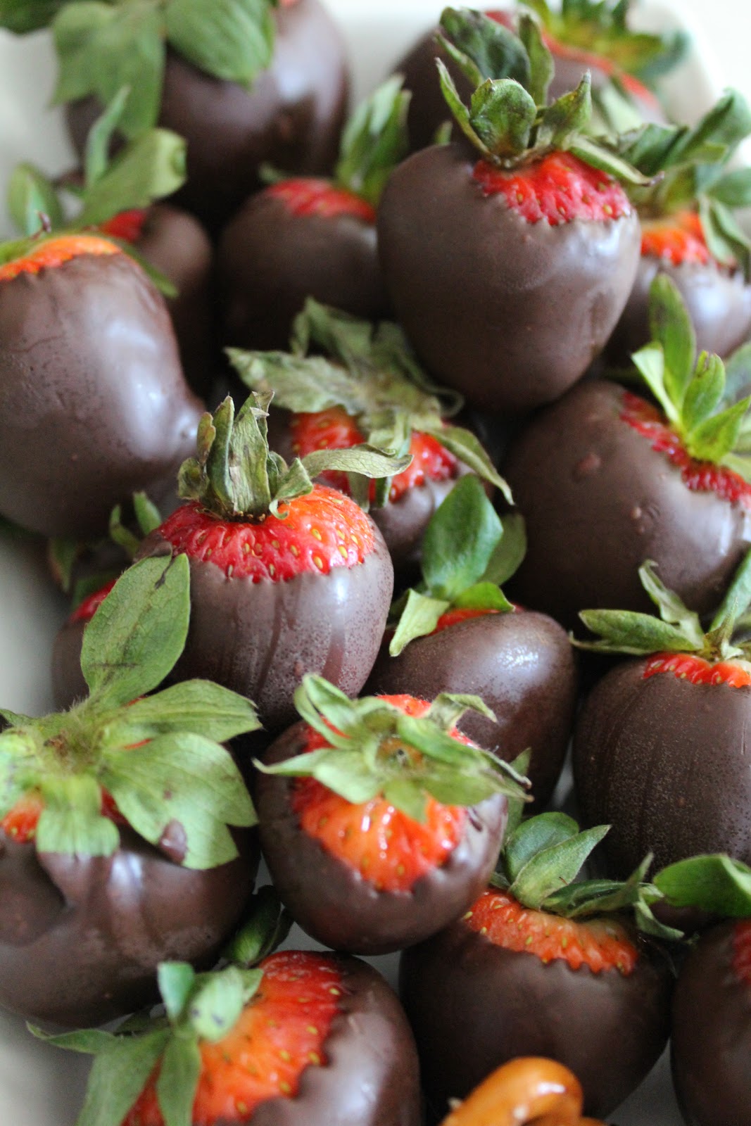 Sylvie Liv: Dark Chocolate Covered Strawberries