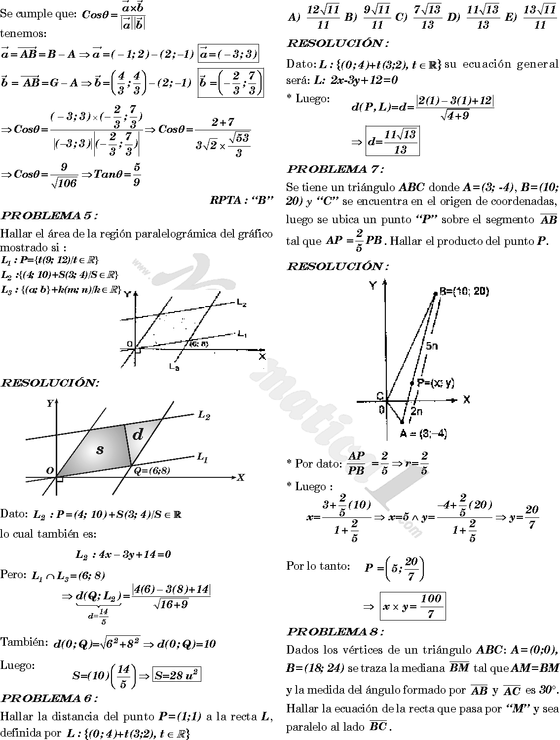 VECTORES EN EL PLANO CARTESIANO Y EL ESPACIO EJERCICIOS RESUELTOS PDF
