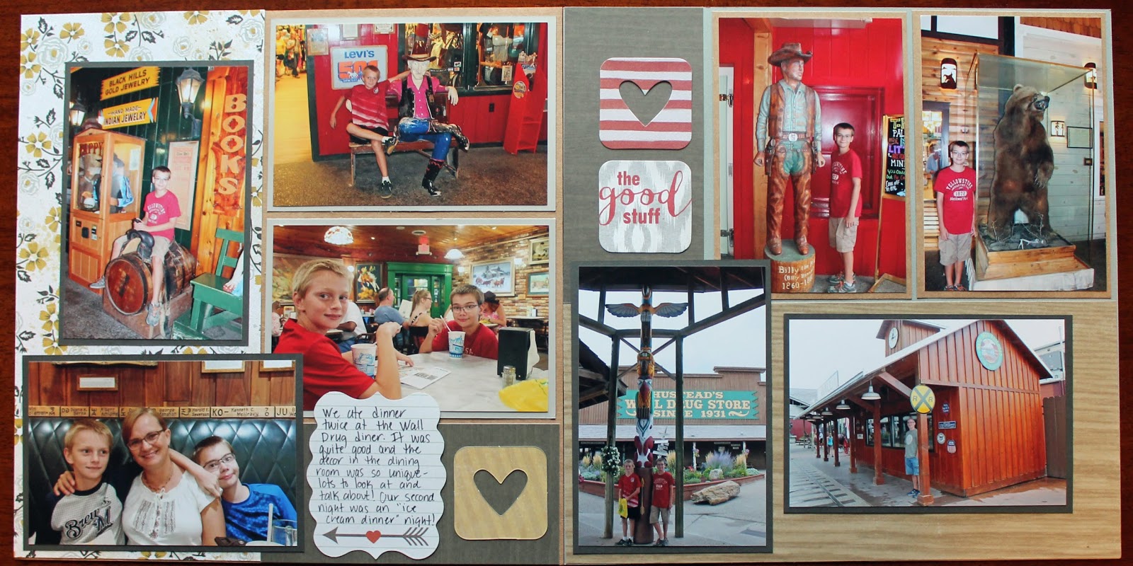 Adventure Scrapbooks: Wall Drug Scrapbook Page