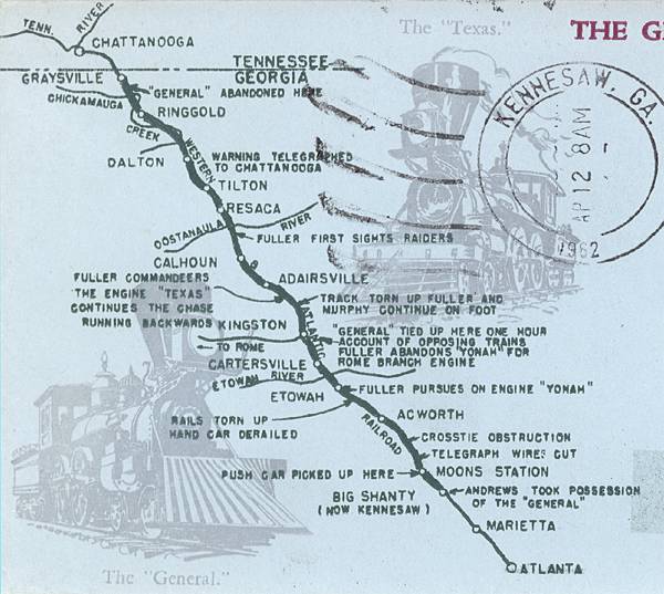 The Civil War Picket: 'Great Locomotive Chase': Plans for 150th are ...
