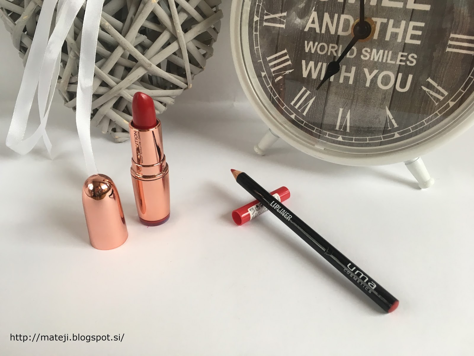 Mateji ustvarjata: MUR Rose Gold šminka: Red Carpet