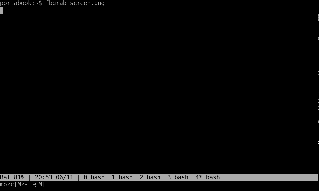 ちょっと、やったこと/思うこと: PortabookのPlamo LinuxでGNU Screenのhardstatusにバッテリー残量を表示する
