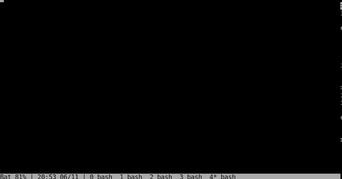 [B!] PortabookのPlamo LinuxでGNU Screenのhardstatusにバッテリー残量を表示する