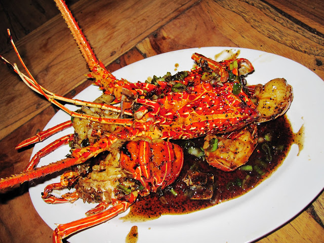 Hesma's Journey of Taste: Lobster Bambu Hijau Saus Lada Hitam