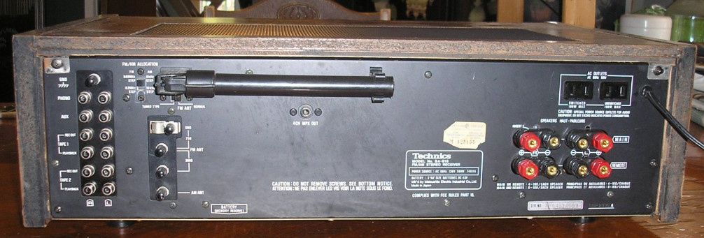 Technics SA-818 - Stereo Receiver | AudioBaza