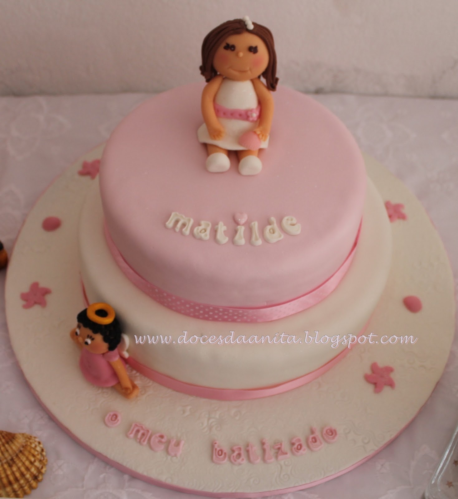 Doces da Anita : Bolo de Batizado da Princesa Matilde
