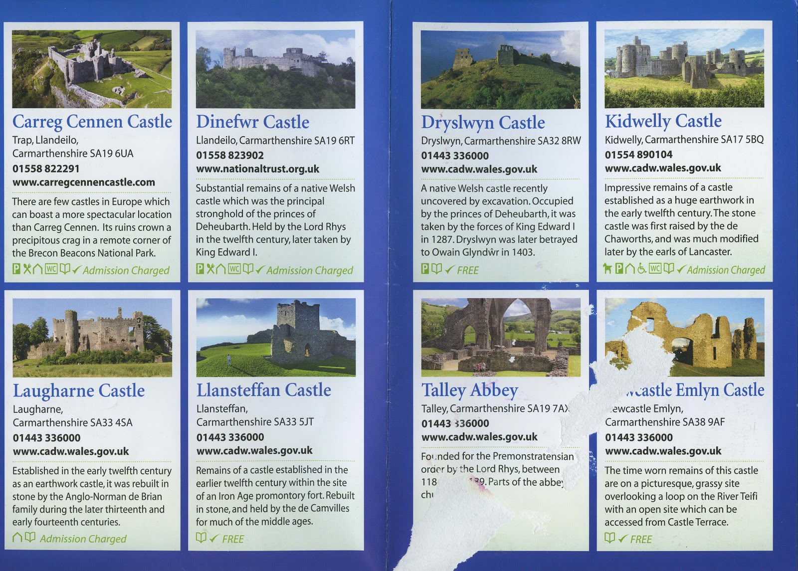 28. Carmarthenshire Leaflet!