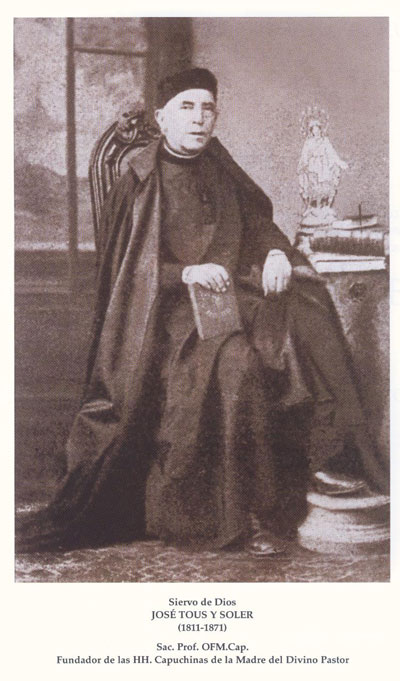 Beato José Tous y Soler - 27 de mayo ~ Voluntarios Capuchinos