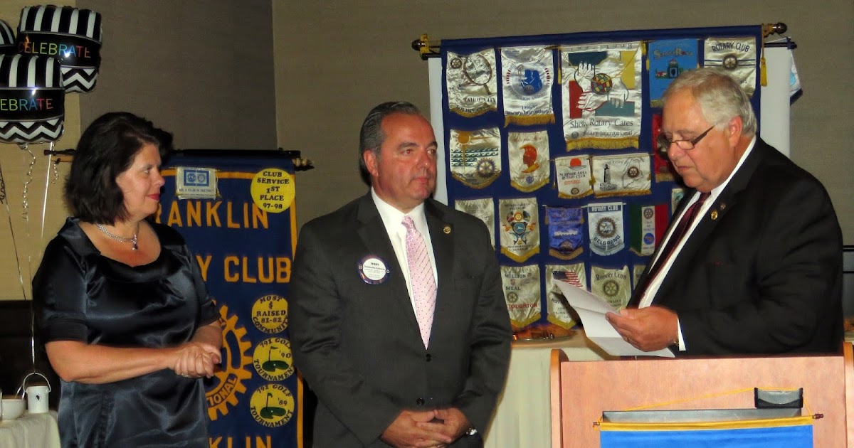 Franklin Matters: Terry Katsaros installed as Franklin Rotary President