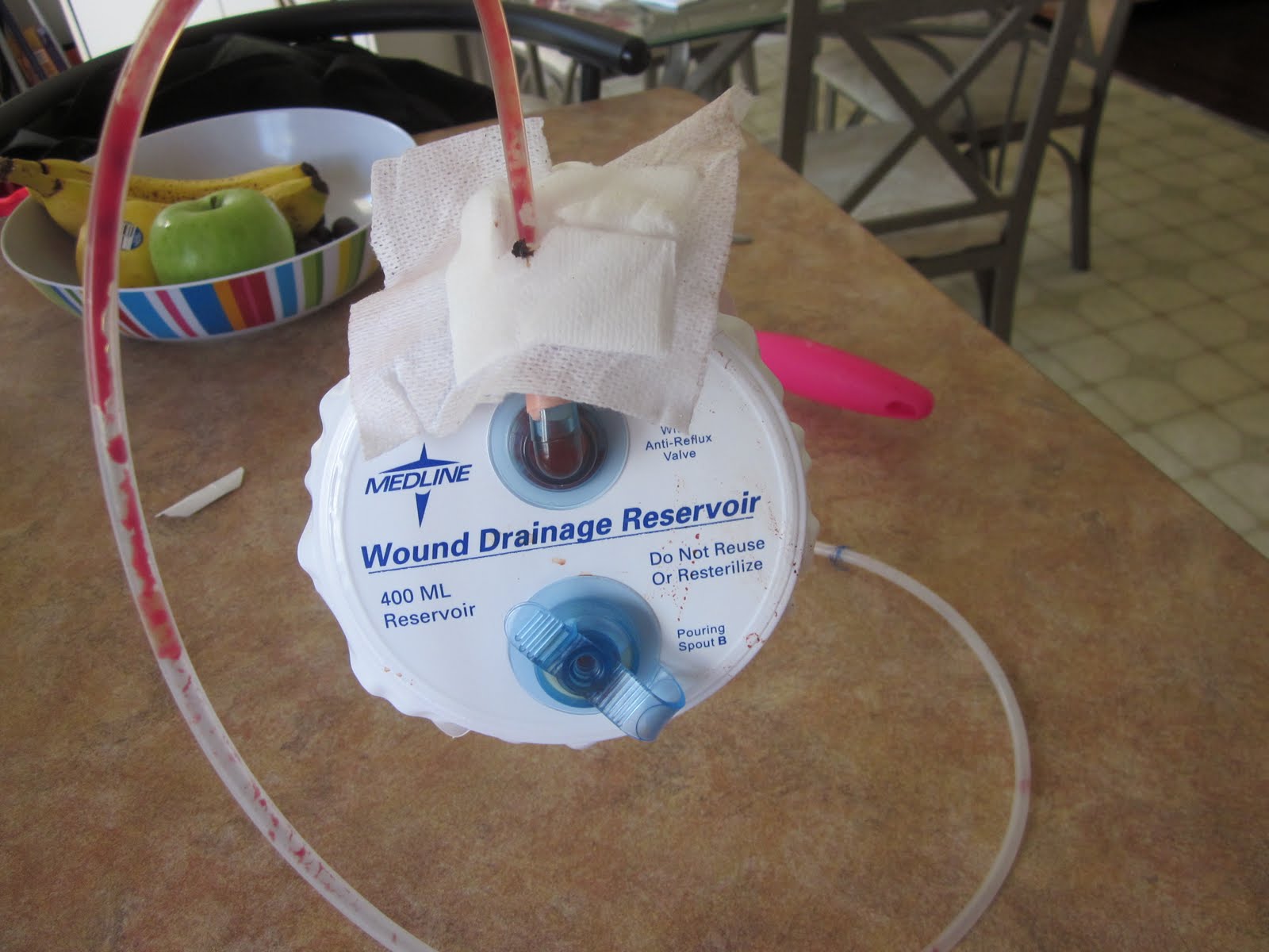 Rantings & Ramblings of a Blonde Bombshell: Day 5- Pull a Hemovac