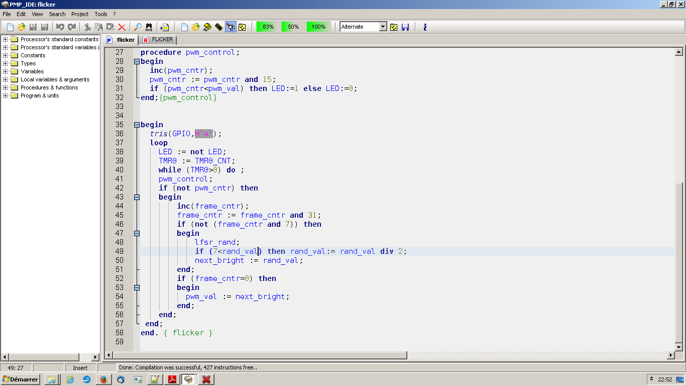 PICatout: PIC micro Pascal