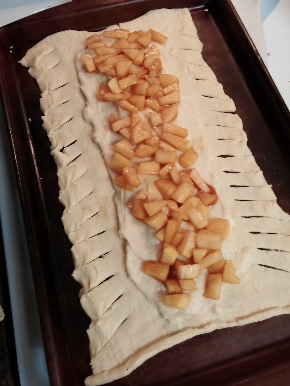 Improv: Apple Cinnamon Cream Cheese Danish ~ Edesia's Notebook
