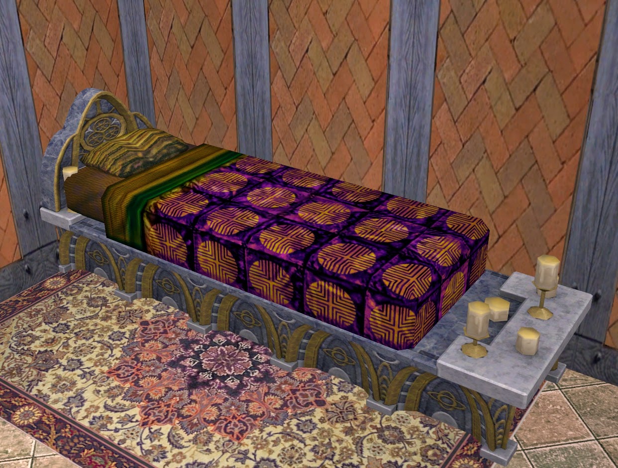 TheNinthWaveSims: The Sims 2 - TS3 Supernatural Altar Single Bed For ...