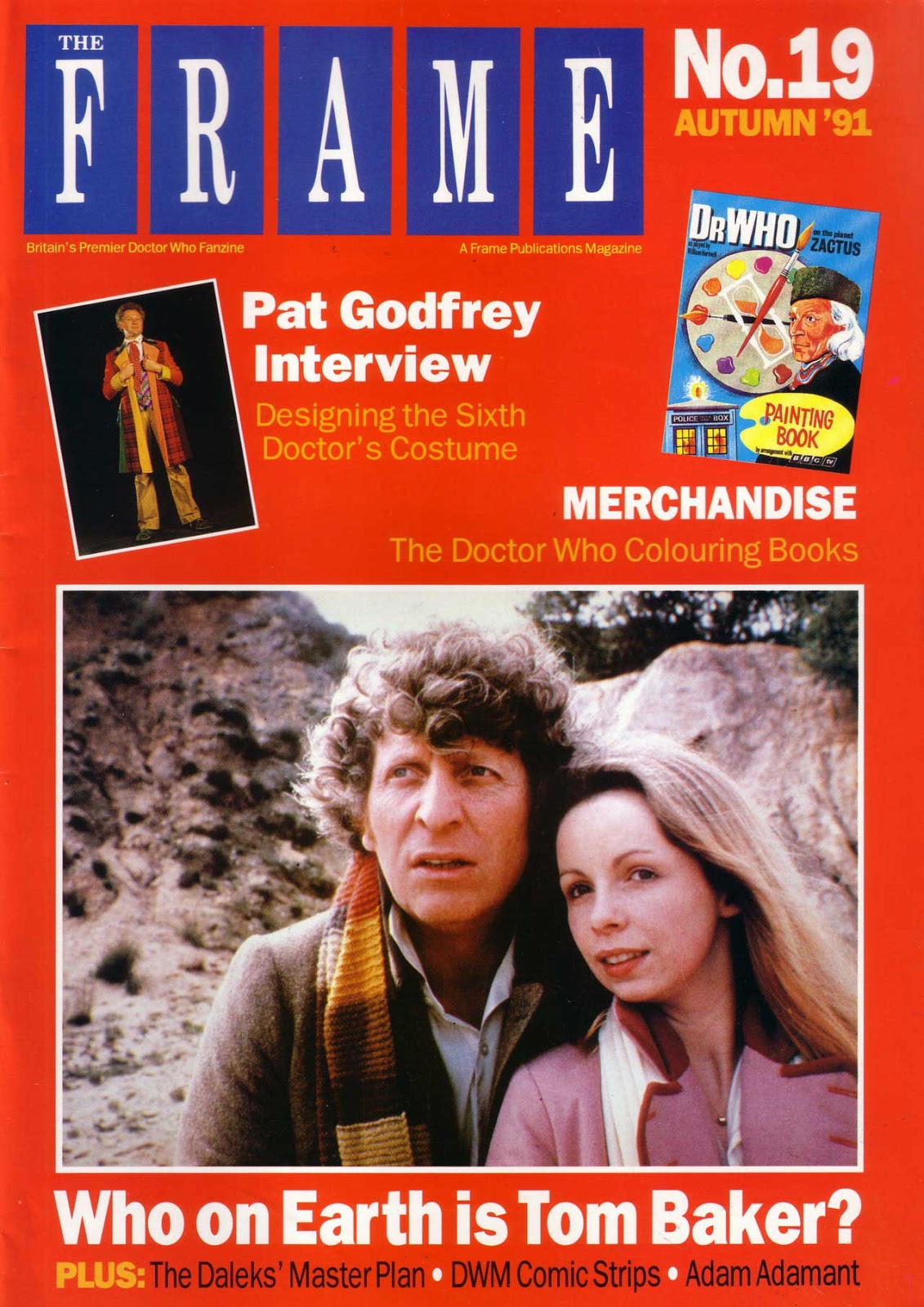 STARLOGGED - GEEK MEDIA AGAIN: 1987: DOCTOR WHO - THE FRAME FANZINE ...