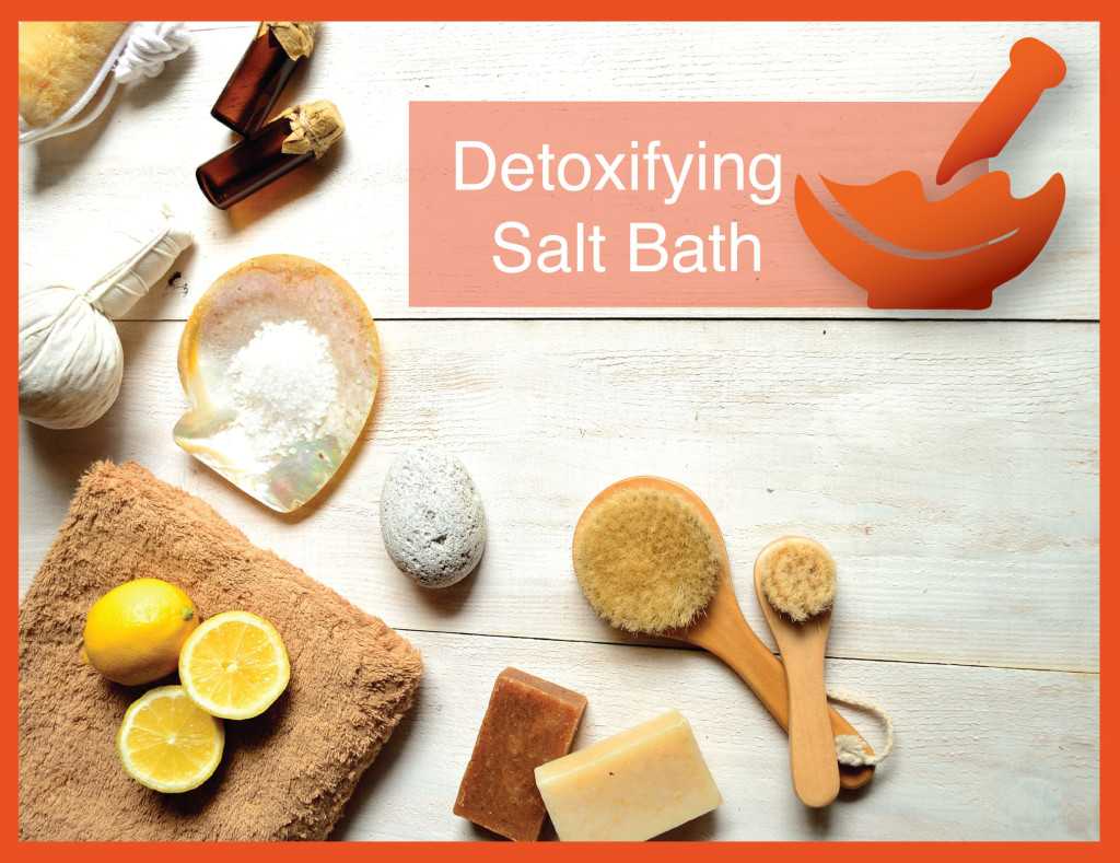 In en om die huis: Strelende Sout Bad Resep