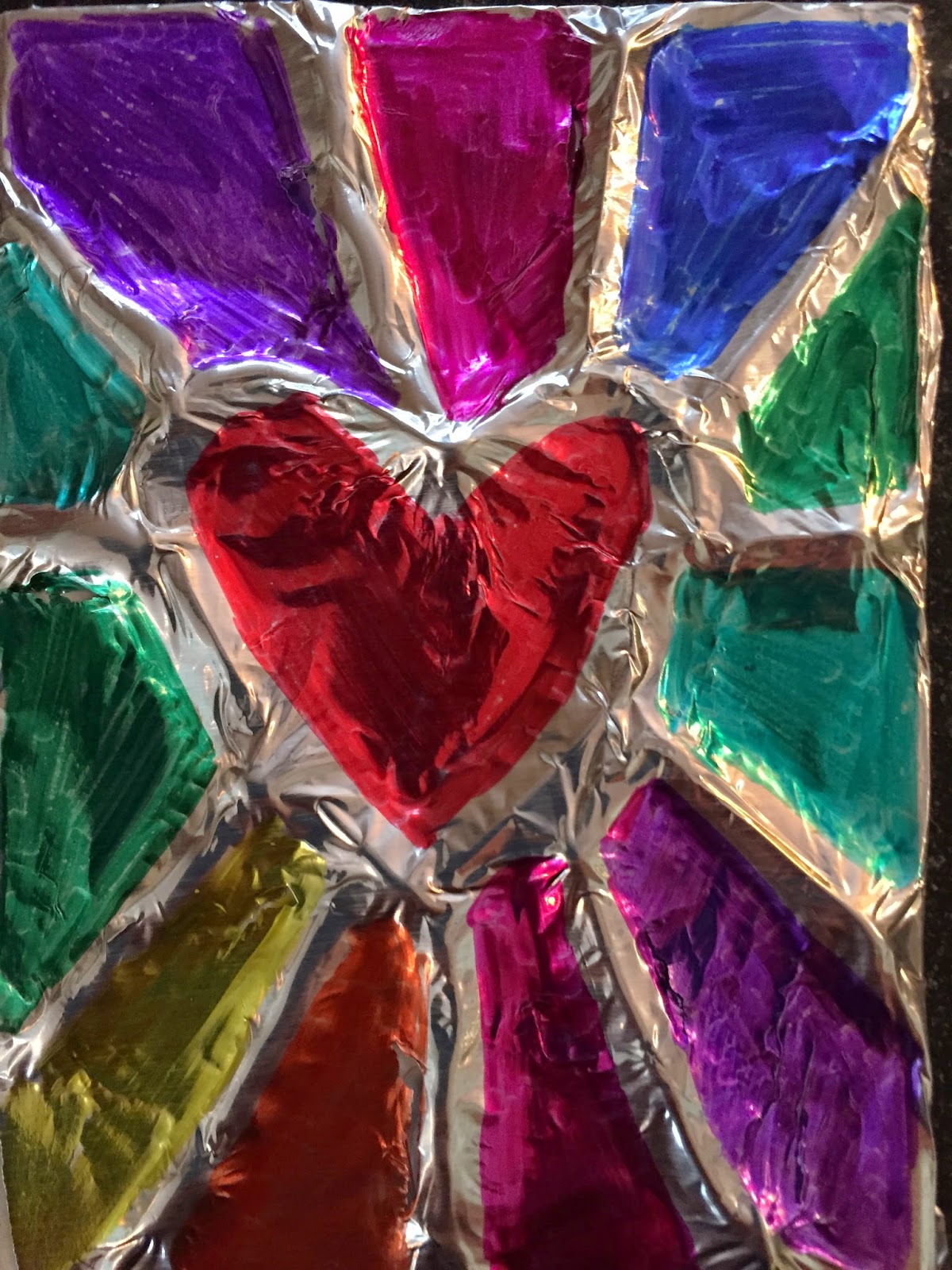 The Blue Barn: Foil Art