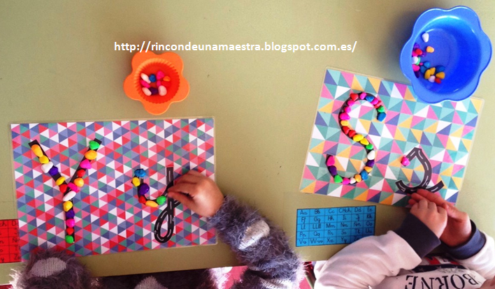 Rincón de una maestra: Motricidad fina y el abecedario