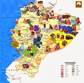 GRUPOS ÉTNICOS: MAPA GENERAL DE UBICACIÓN DE GRUPOS ETNICOS