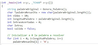C++ y otras cosas.: Juego del ahorcado. Parte IV.