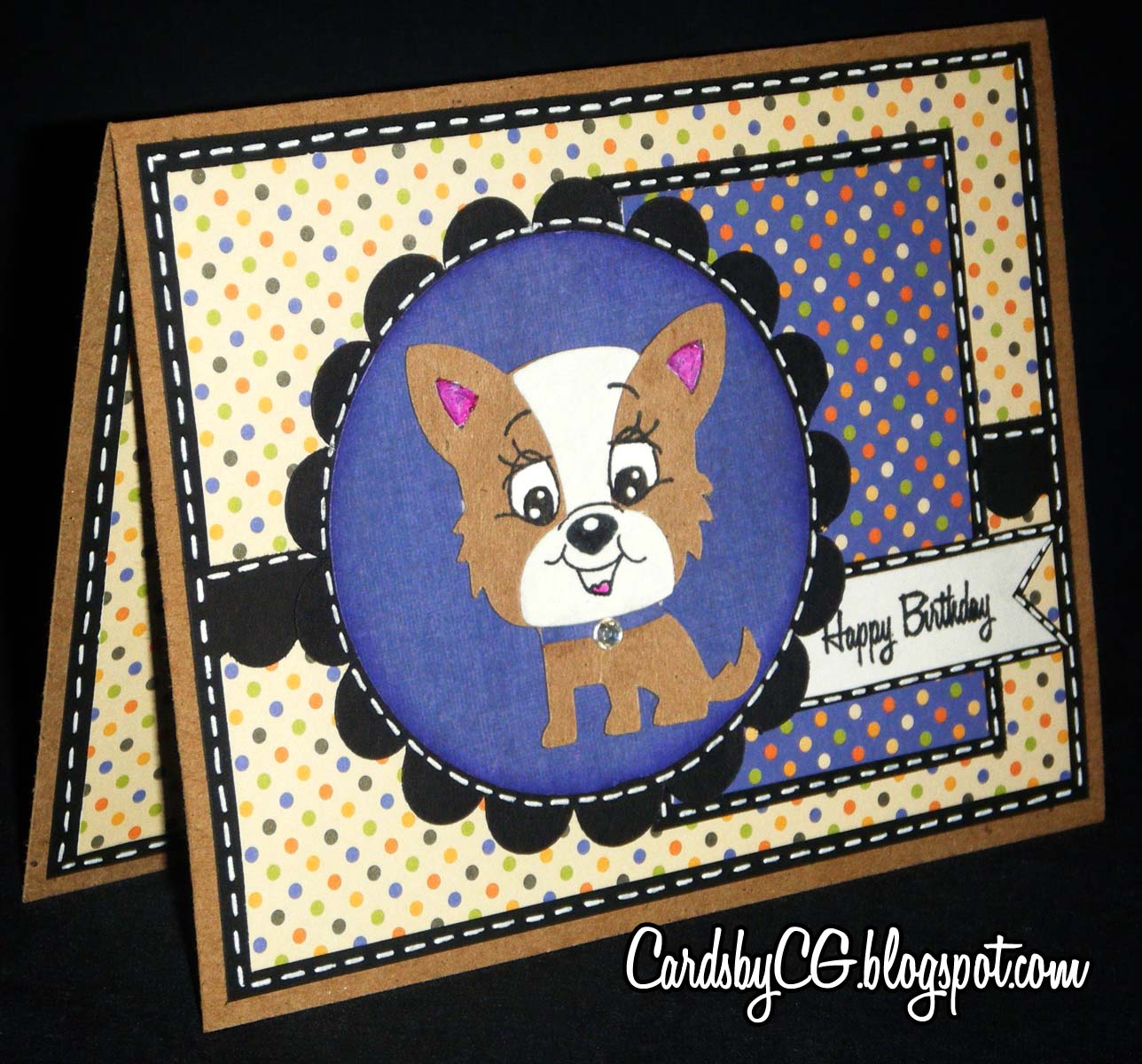 Cards by CG: Puppy Birthday Card