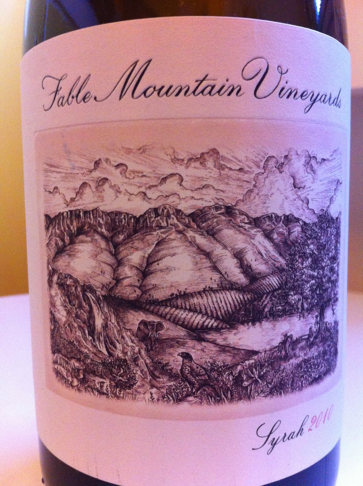 WINE IN SWEDEN: TN : Fable Mountain Vineyards Syrah 2010, Tulbagh ...
