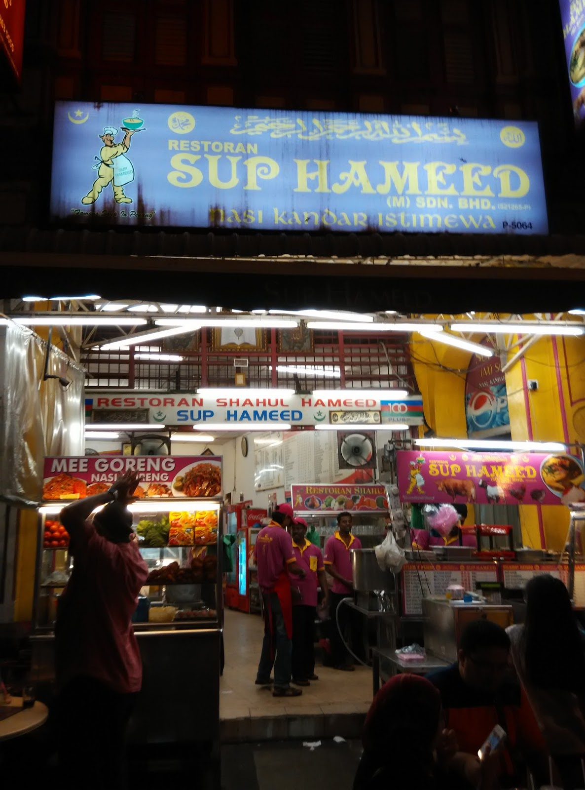 Our Journey : Penang Georgetown - Sup Hameed Mamak Restaurant