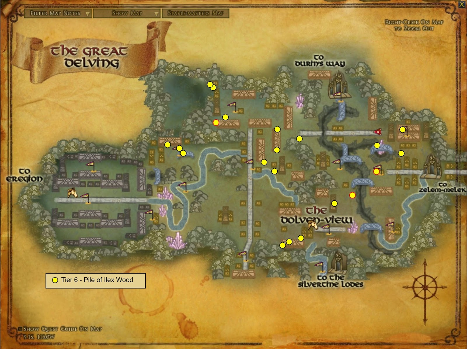 Wonderful Places in LOTRO's Middle Earth: Wood in Lotro - and where to ...