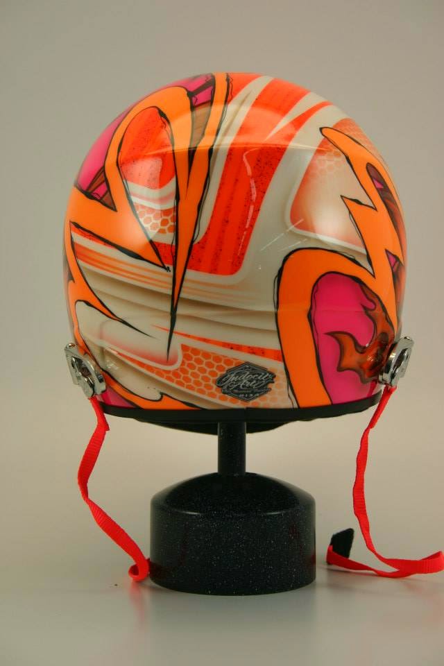 Racing Helmets Garage: Bell Vador D.Keltner 2014 by Indocil Art