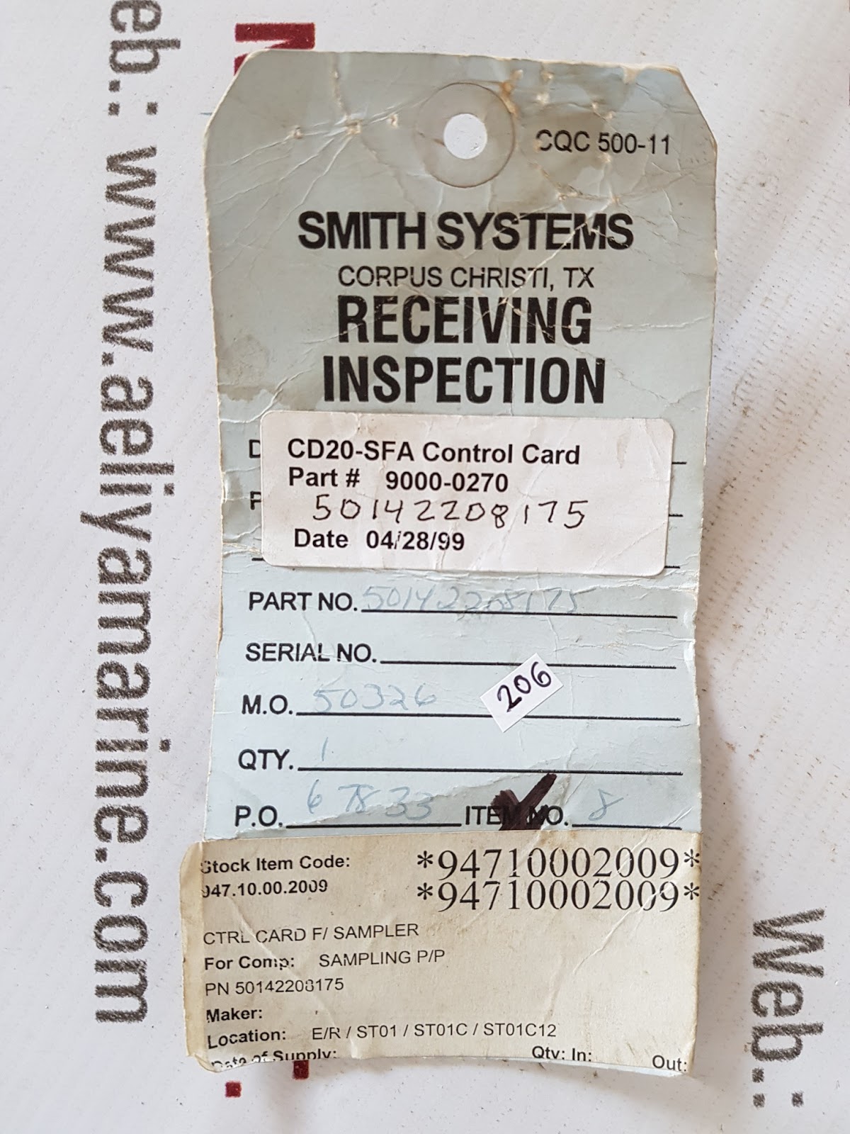 CD20-SFA CONTROL CARD - Aeliya Marine