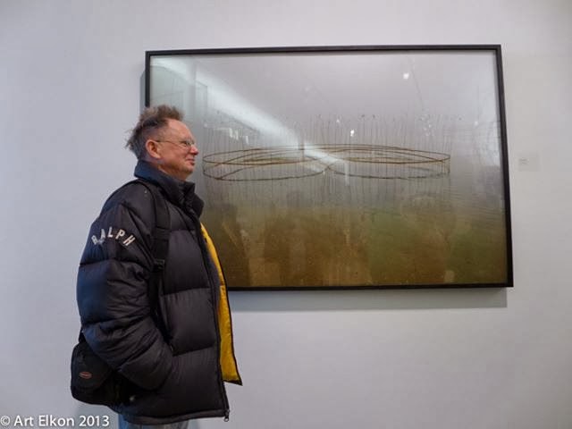 Roy Staab: me, Roy Staab in front of my work at the Museum of Wisconsin Art