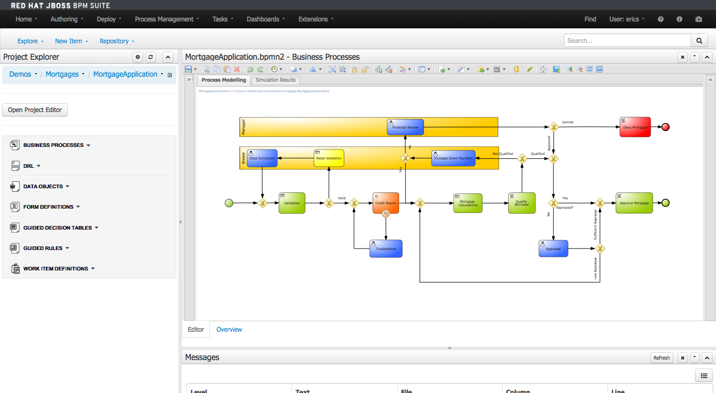 Eric D. Schabell: What's New in Red Hat JBoss BRMS & JBoss BPM Suite 6. ...