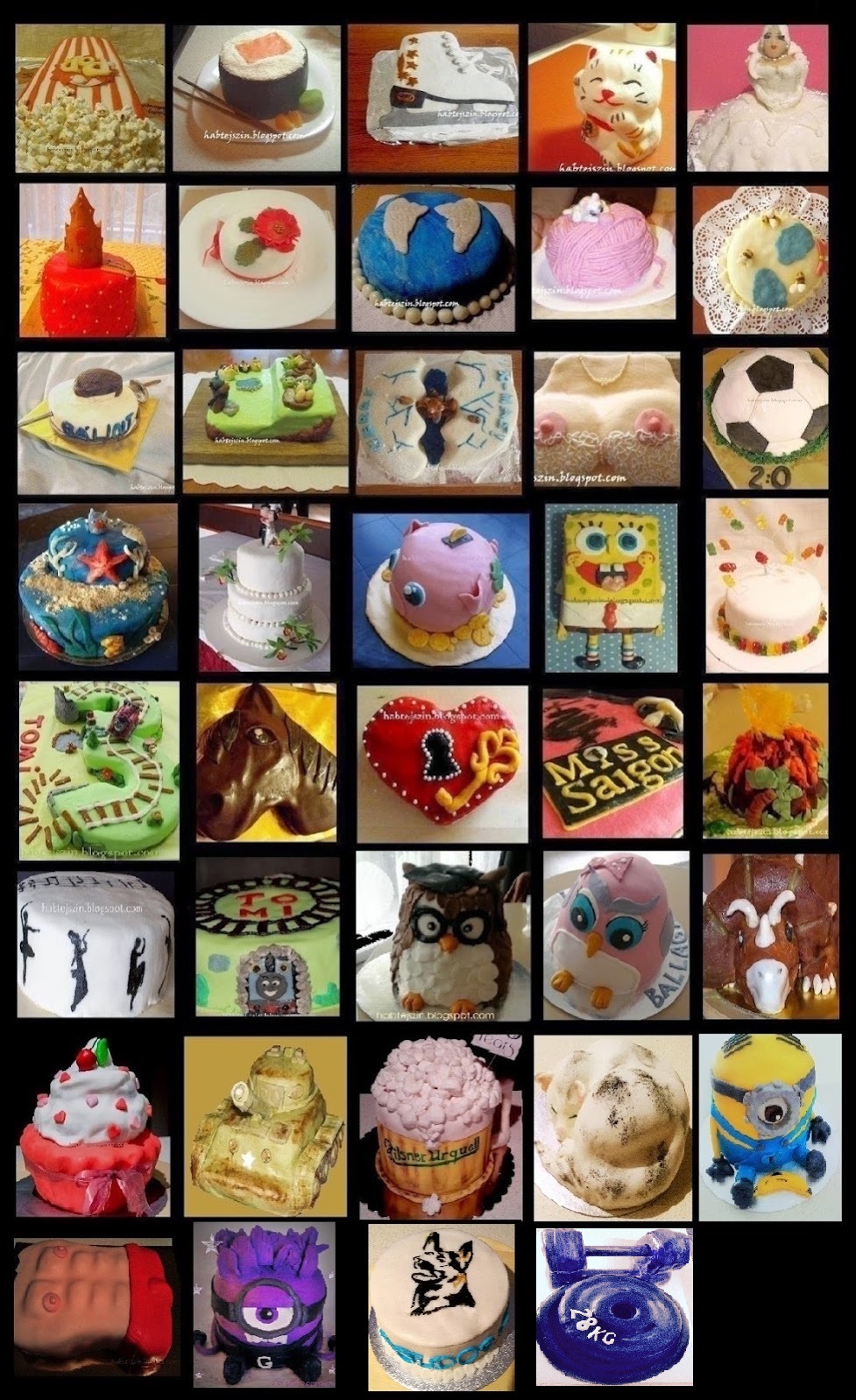 tejszínhab: Torták