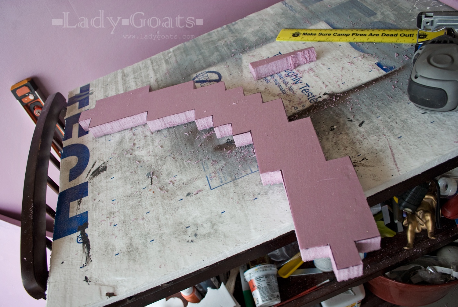 Minecraft Foam Tools And Weapons