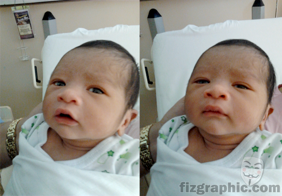 Fizgraphic: Kakak Aku Selamat Lahirkan Bayinya. Alhamdulillah.