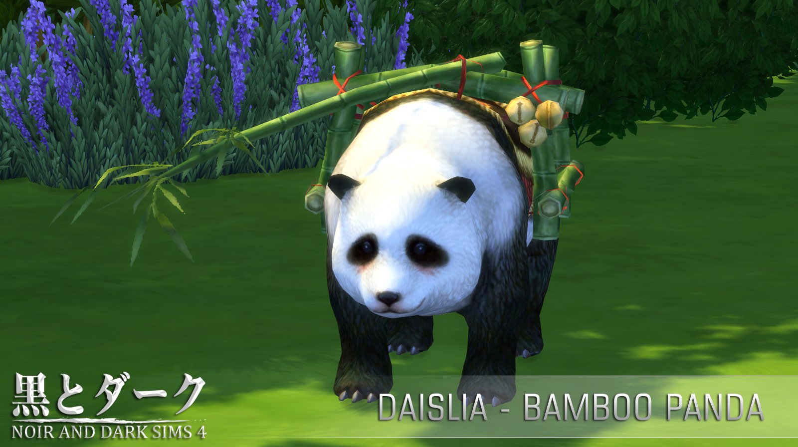 TS4 - Daislia - Bamboo Panda ~ Noir and Dark Sims