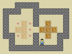 Sokoban: Sokoban lessons - Squares and small diamonds