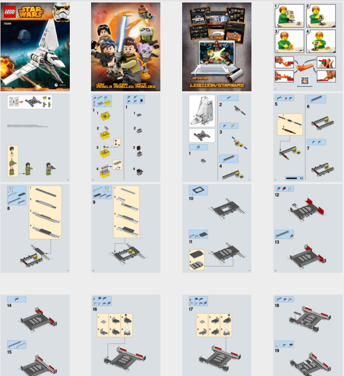 LEGO GUIDE ASSEMBLY & MANUAL INSTRUCTIONS FOR ALL MODELS FOR THE YEAR ...