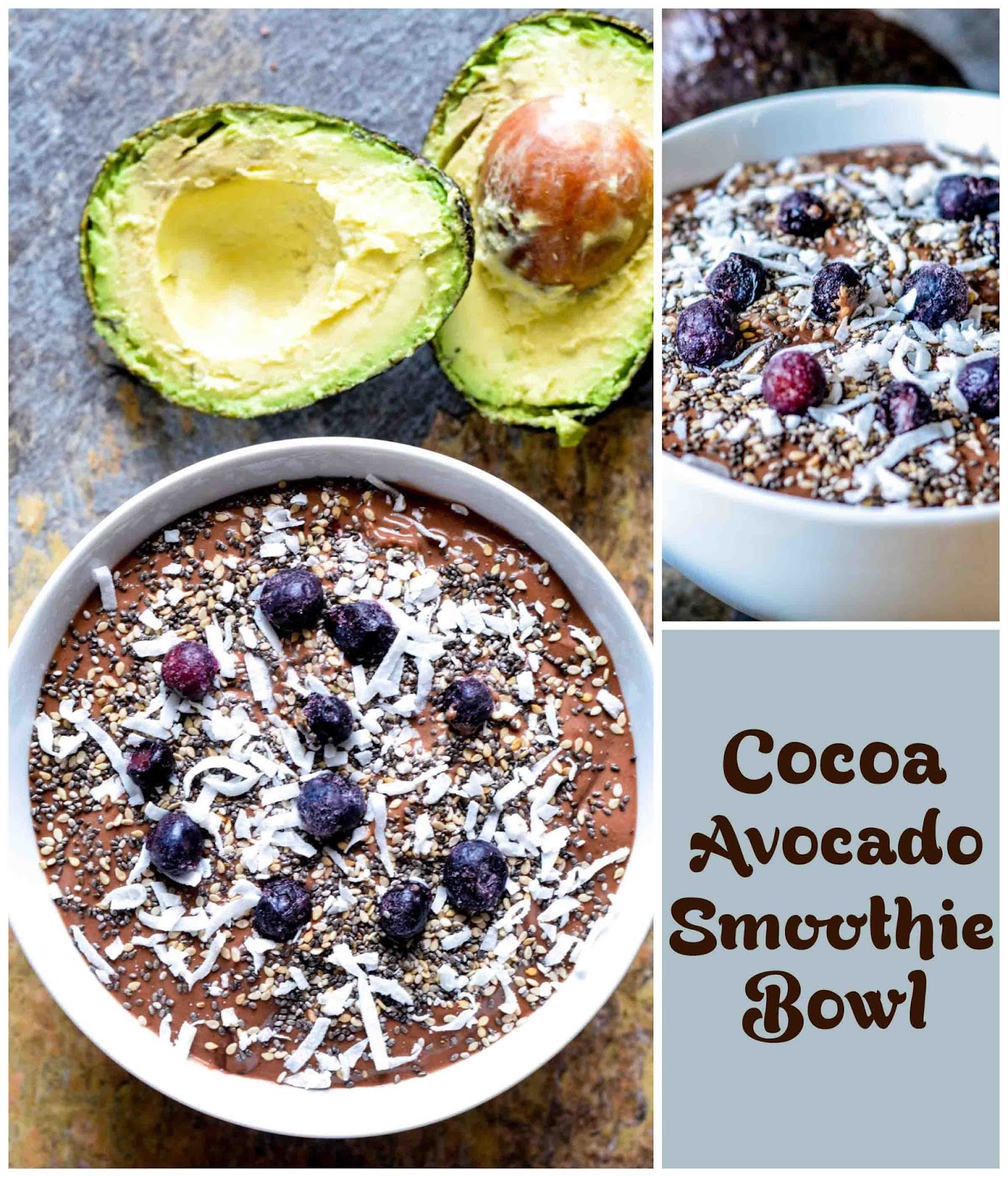 Theresa's Mixed Nuts: Cocoa Avocado Smoothie Bowl ~ A Sweet Start to ...