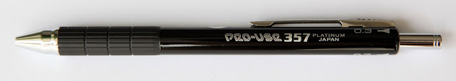 MY MECHANICAL PENCIL MUSEUM: platinum pro-use 357