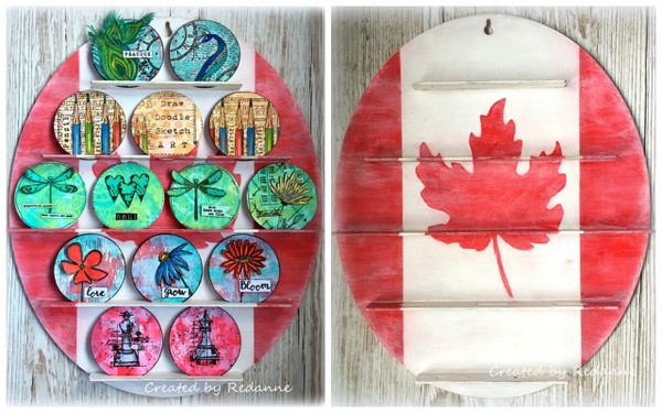 Artist Trading Coins and Holder by Anne Redfern - That's Crafty!