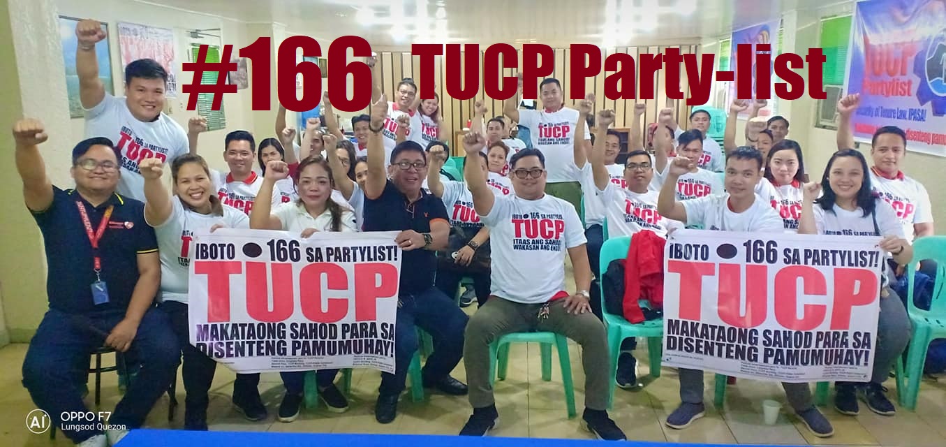 Pambansang Kilusan ng Paggawa - Kilusan TUCP: Sa Mayo 13, 2019, #166 ...