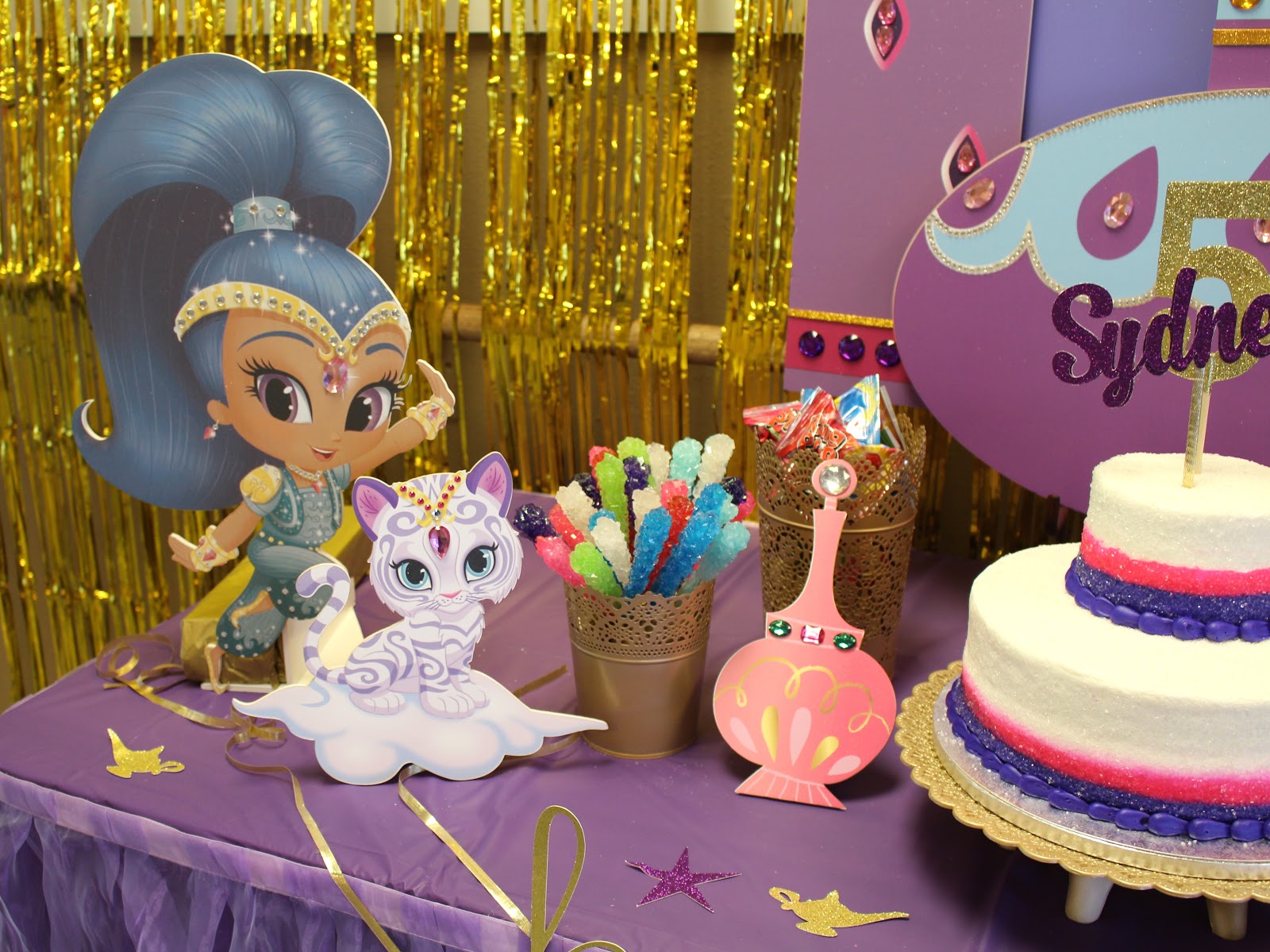 A Joyful Girl...: Sydney's Shimmer and Shine Party