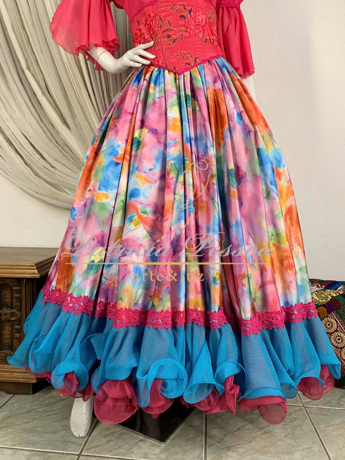 Atelier Patricia Pessoa: Roupa Cigana - (cód.03122)