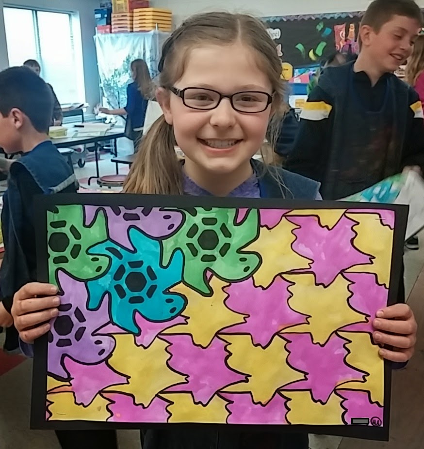 Art with Mrs. Seitz: MC Escher Tessellations